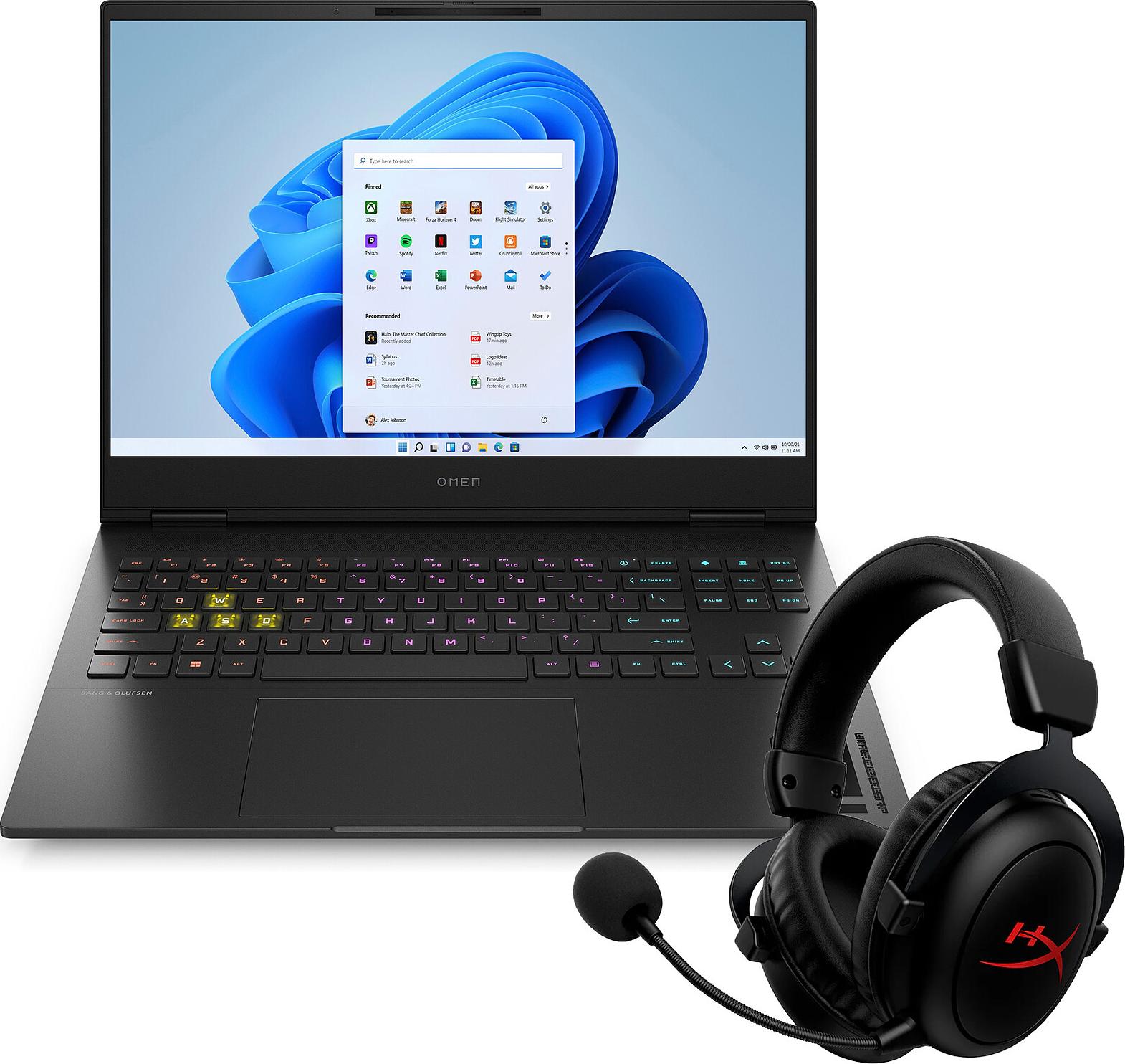 HP OMEN Transcend 16-u0010nf + Casque sans fil HyperX Cloud II Core ...