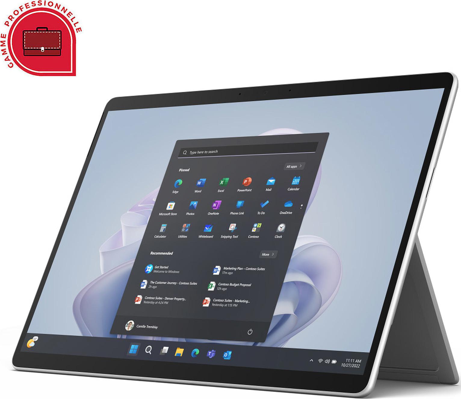 Microsoft Surface Pro 9 for Business Platine (QF1-00004) - PC Portable