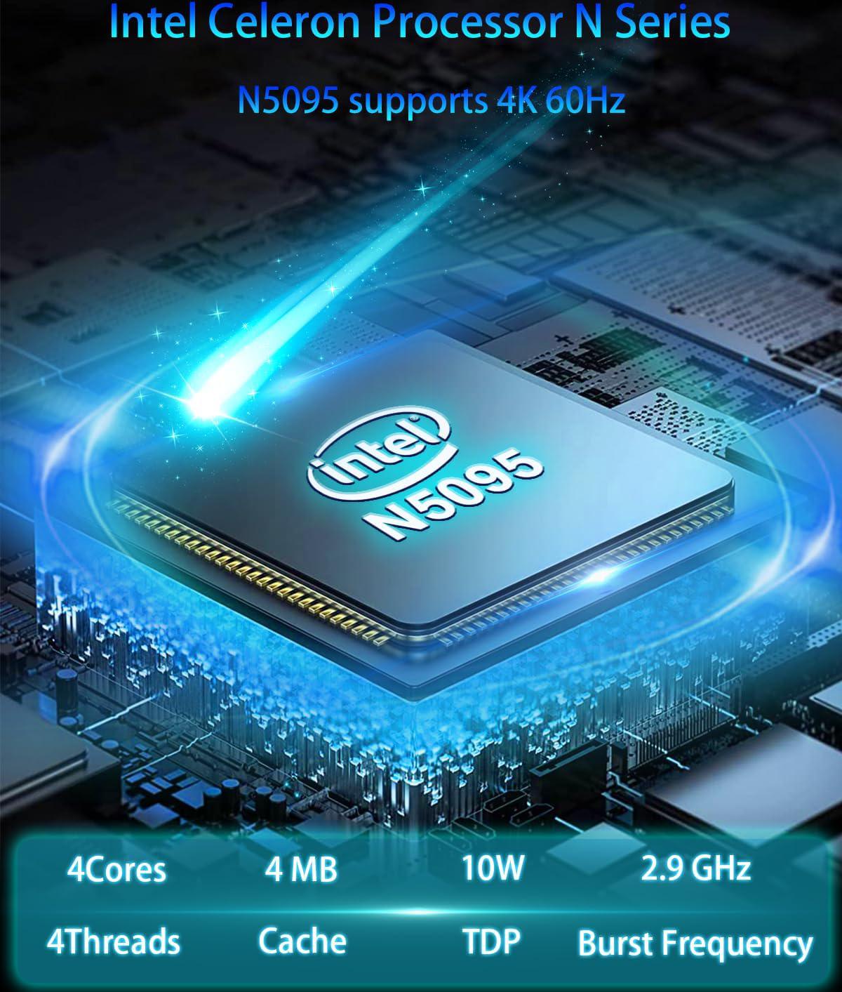 PINSTONE 16GB RAM LPDDR4 512GB SSD 15,6 Pulgadas UHD Intel Celeron ...