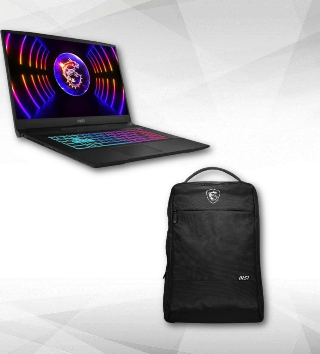 Msi Katana 17 B12UDXK-854XFR + ESSENTIAL BACKPACK - PC Portable gaming